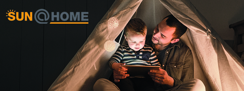 Tecnologia única das iluminações SUN@HOME | Lampamania