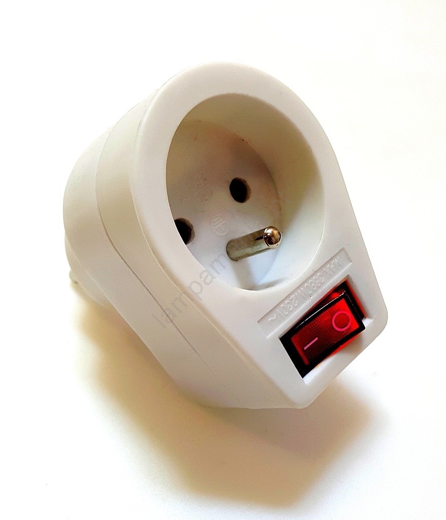 Aigostar - Tomada com um interruptor 1x16A/250V | Lampamania