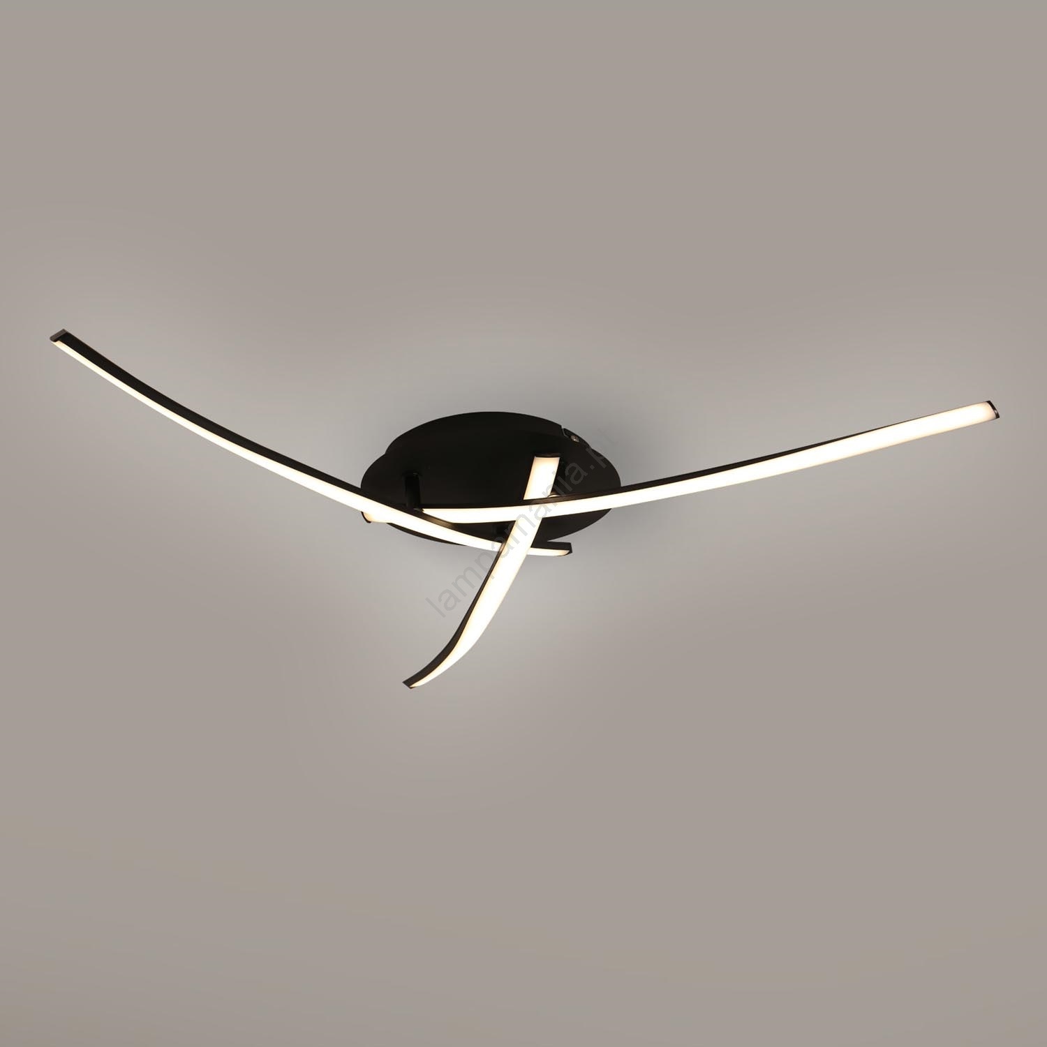 Brilagi - Luminária de teto LED STRIPES LED/24W/230V preta | Lampamania