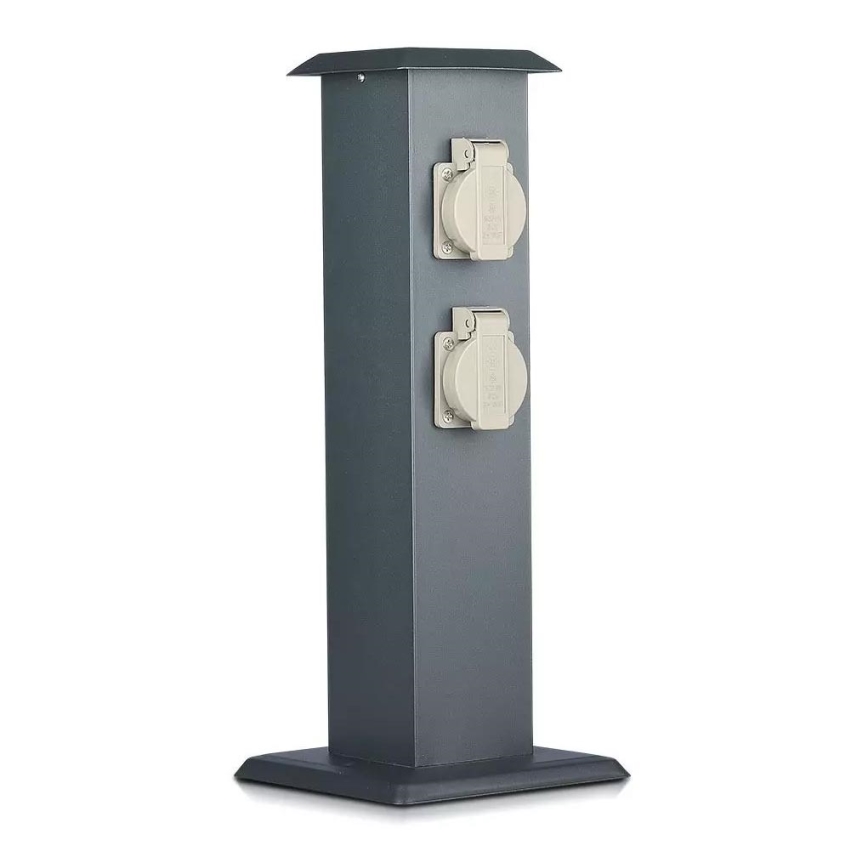 Coluna de tomada exterior 4Z 230V IP44 | Lampamania
